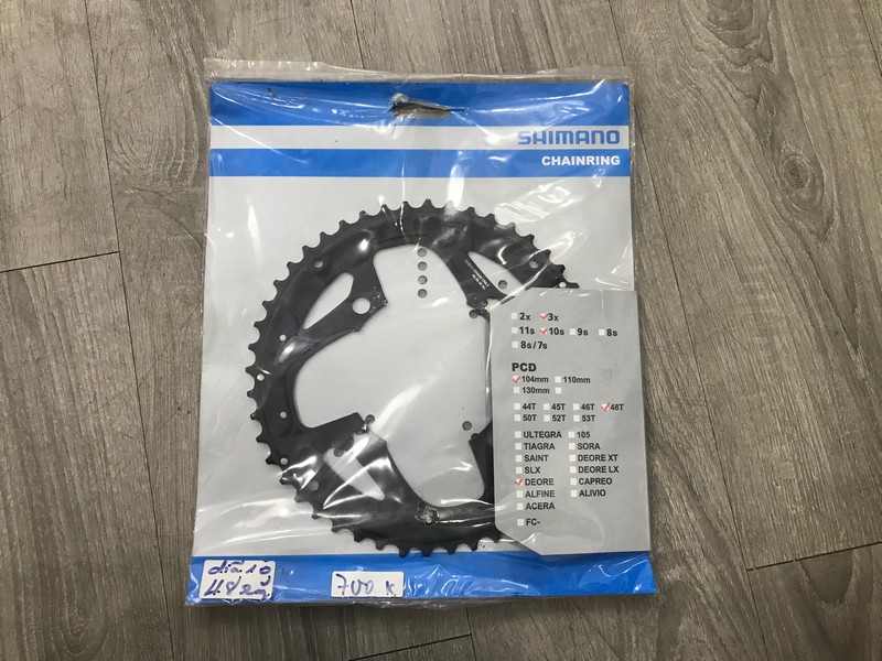 Top chainring 48T Shimano Deore 3 x 10s | Saigon Bike Shop - Components ...